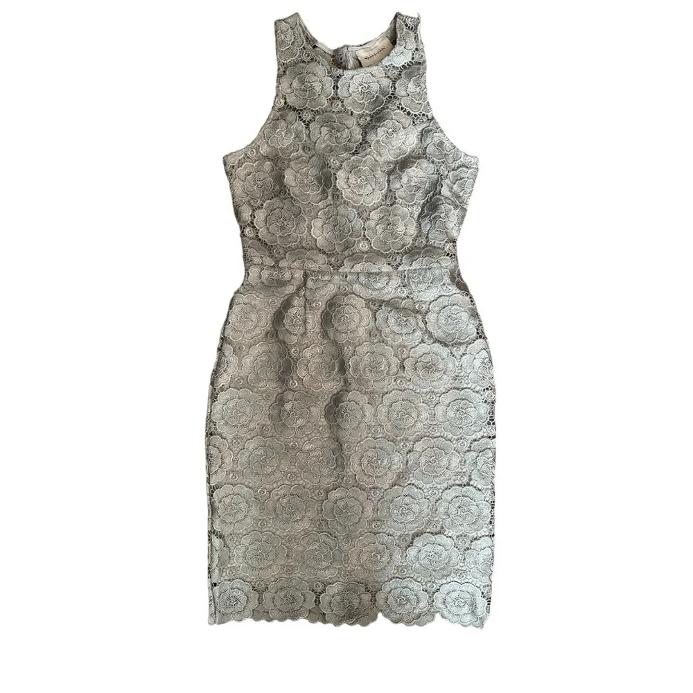 BHLDN | Dresses | Anthropologie Bhldn Emmeline Silver Scalloped Hem ...